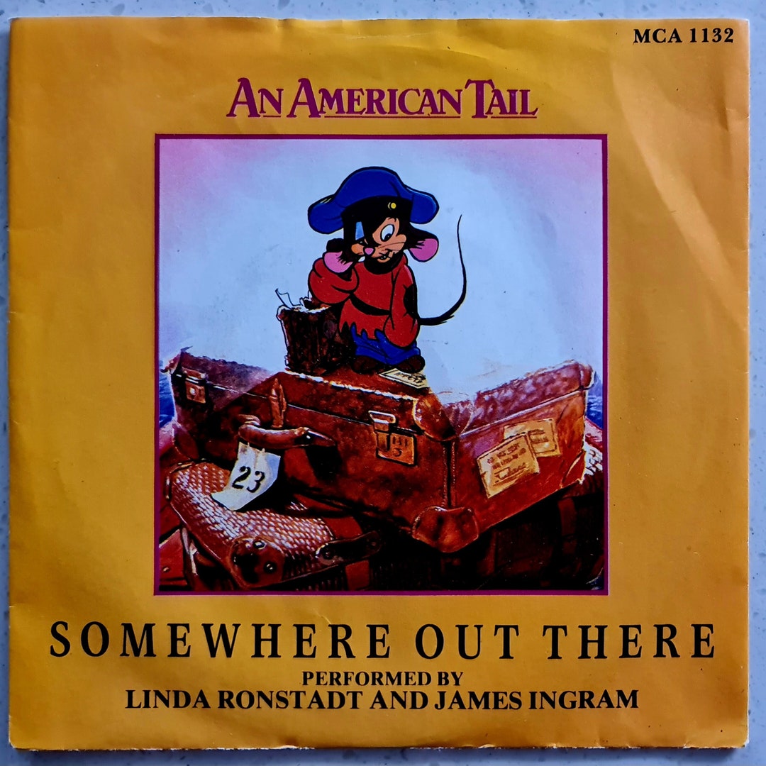 Linda Ronstadt and James Ingram - Somewhere Out There - Original 1986 7" P/S Vinyl Record - Etsy