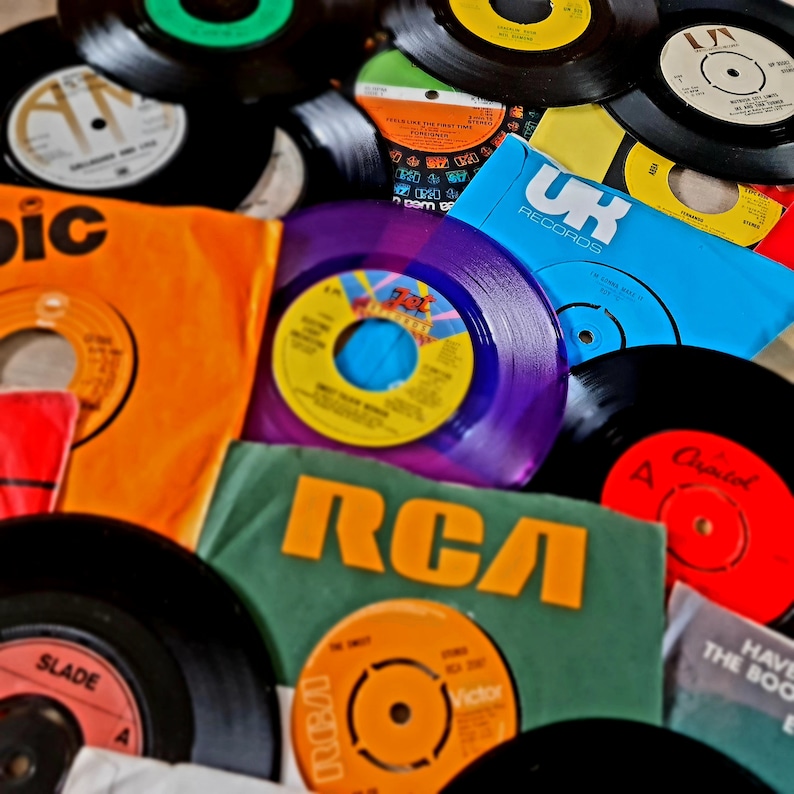 Build A Fantastic 1970s 7" Vinyl Record Collection - Choose A Quantity of 5, 25, 50 or 75 Vinyl ...