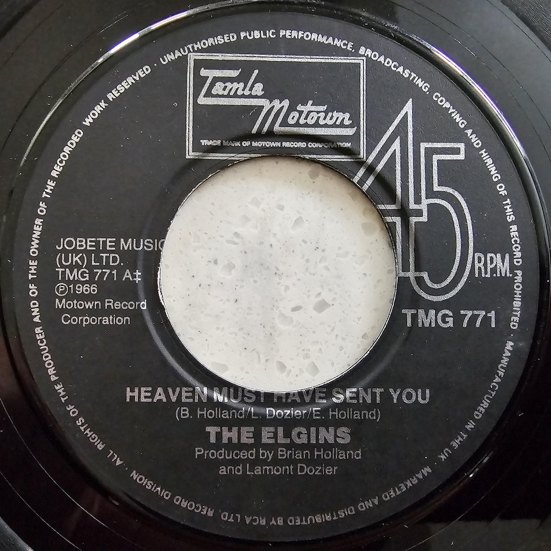 The Elgins e Heaven Must Have Sent You Tamla Motown 7 Build A Fantastic ...