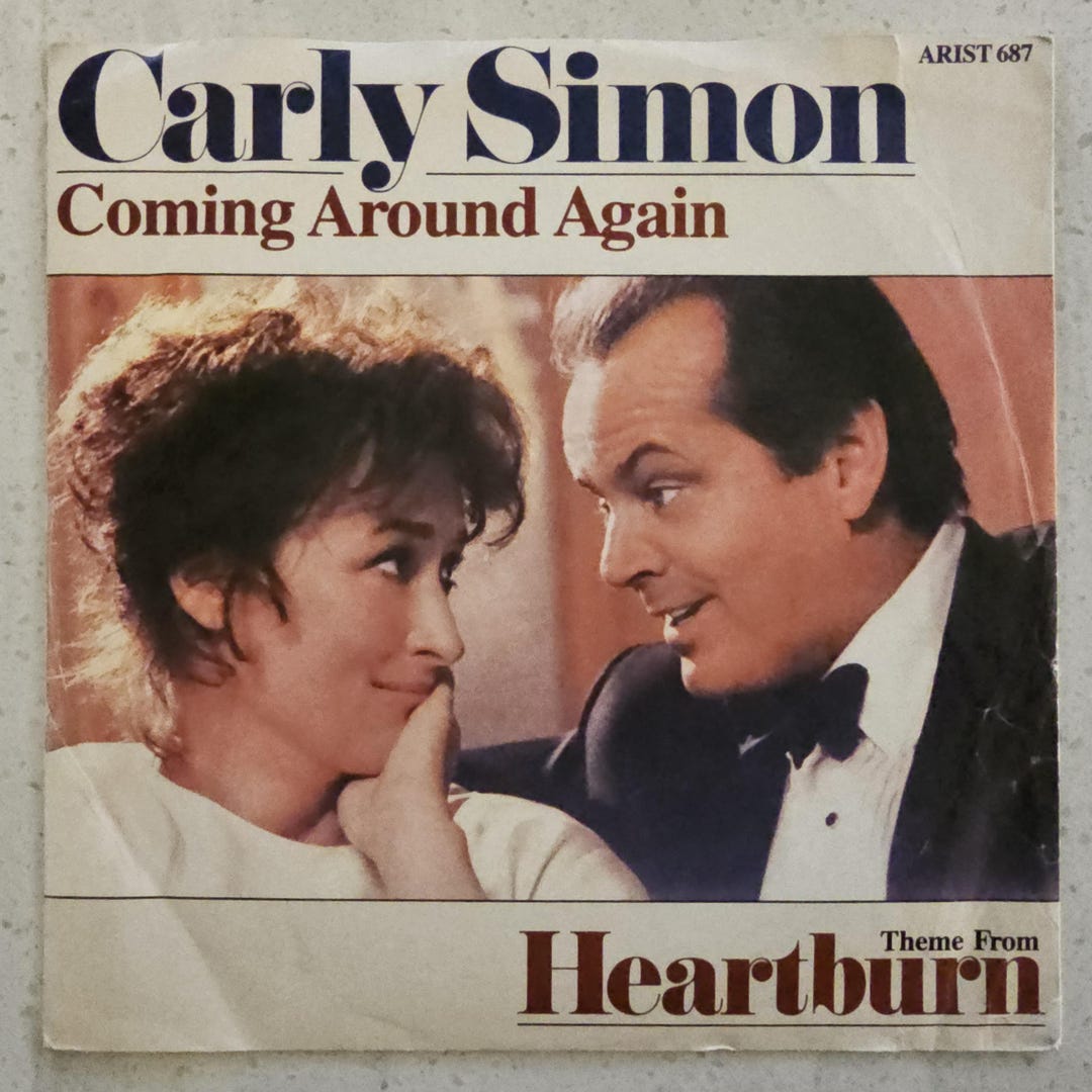 Carly Simon - Coming Around Again - Original 1986 - UK 7" P/S Vinyl ...