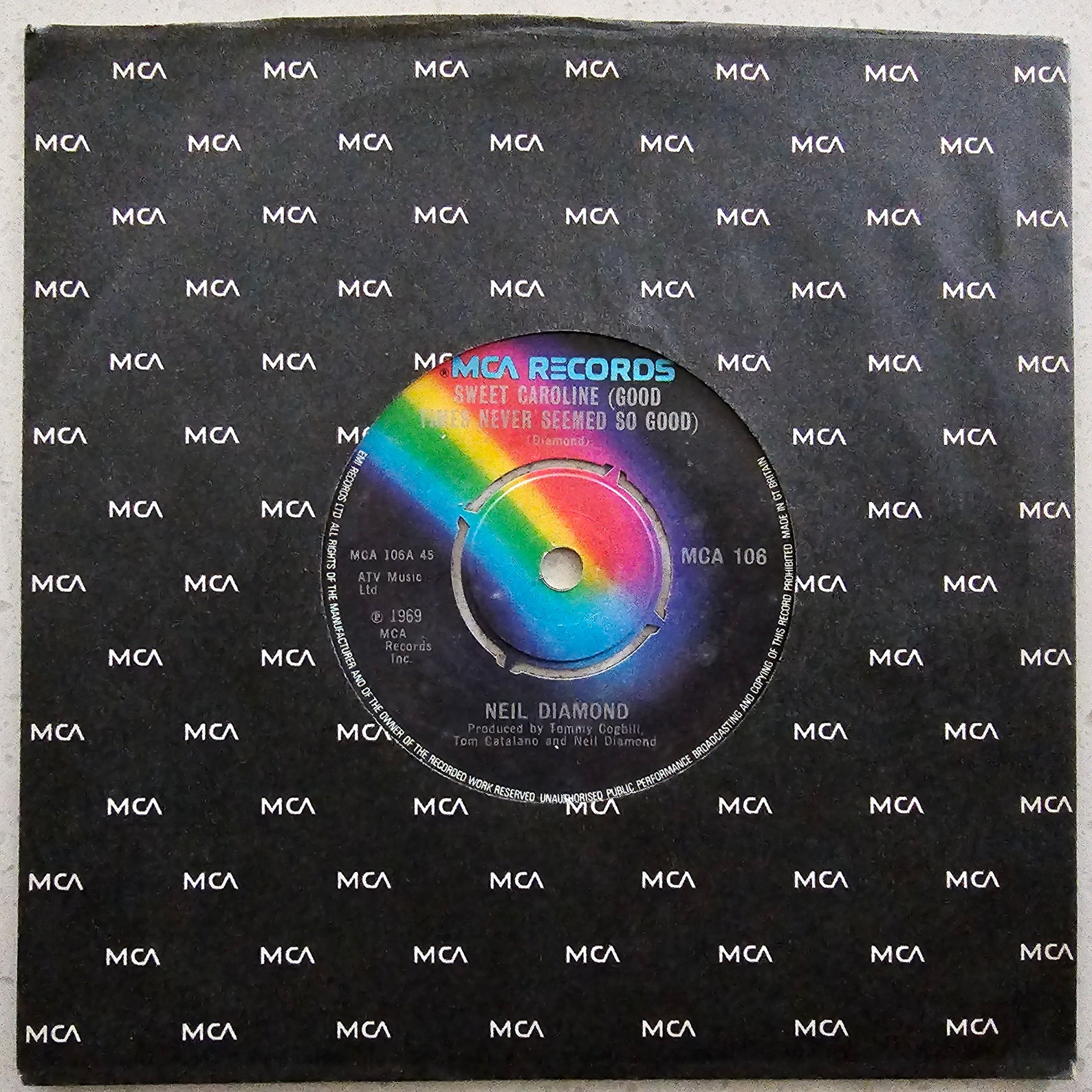 Neil Diamond - Sweet Caroline (good Times Never Seemed so Good) - 7 ...