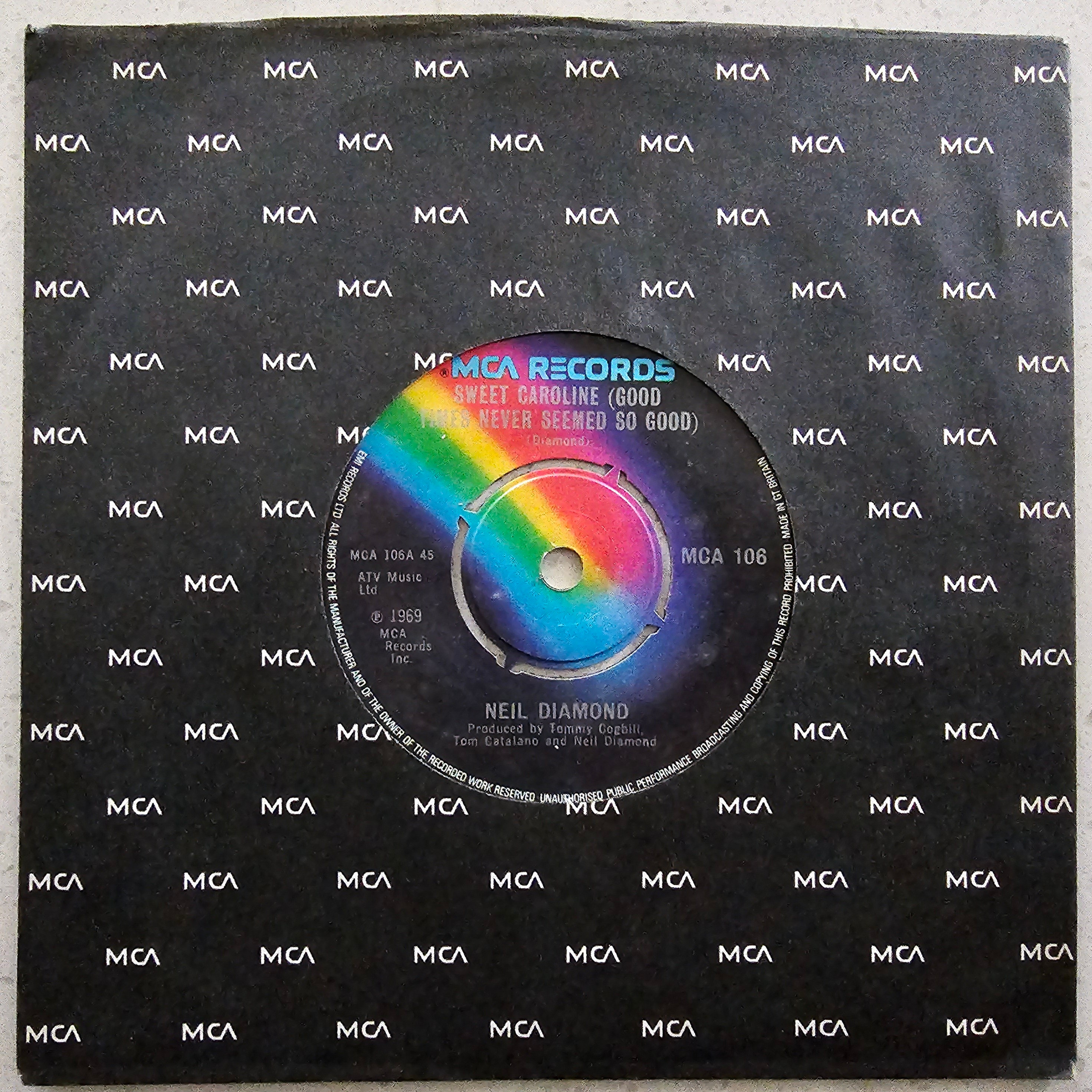 Neil Diamond - Sweet Caroline (good Times Never Seemed so Good) - 7 ...