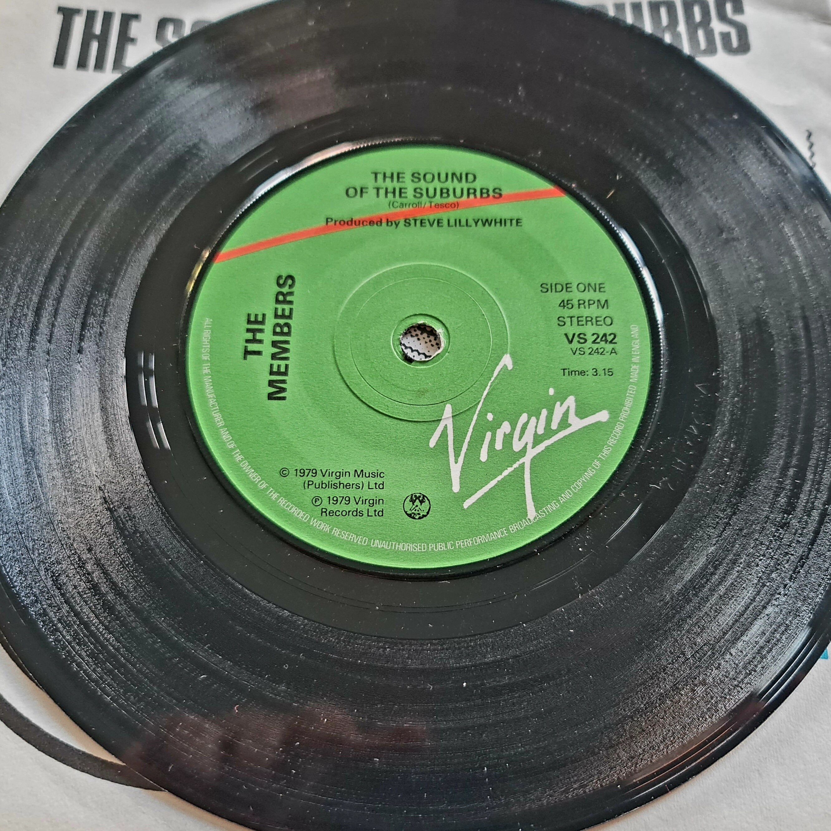 The Members - the Sound of the Suburbs - Original 1979 7" Vinyl Record ...