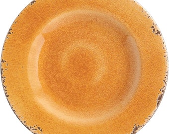 Orange Melamine Plates - Etsy