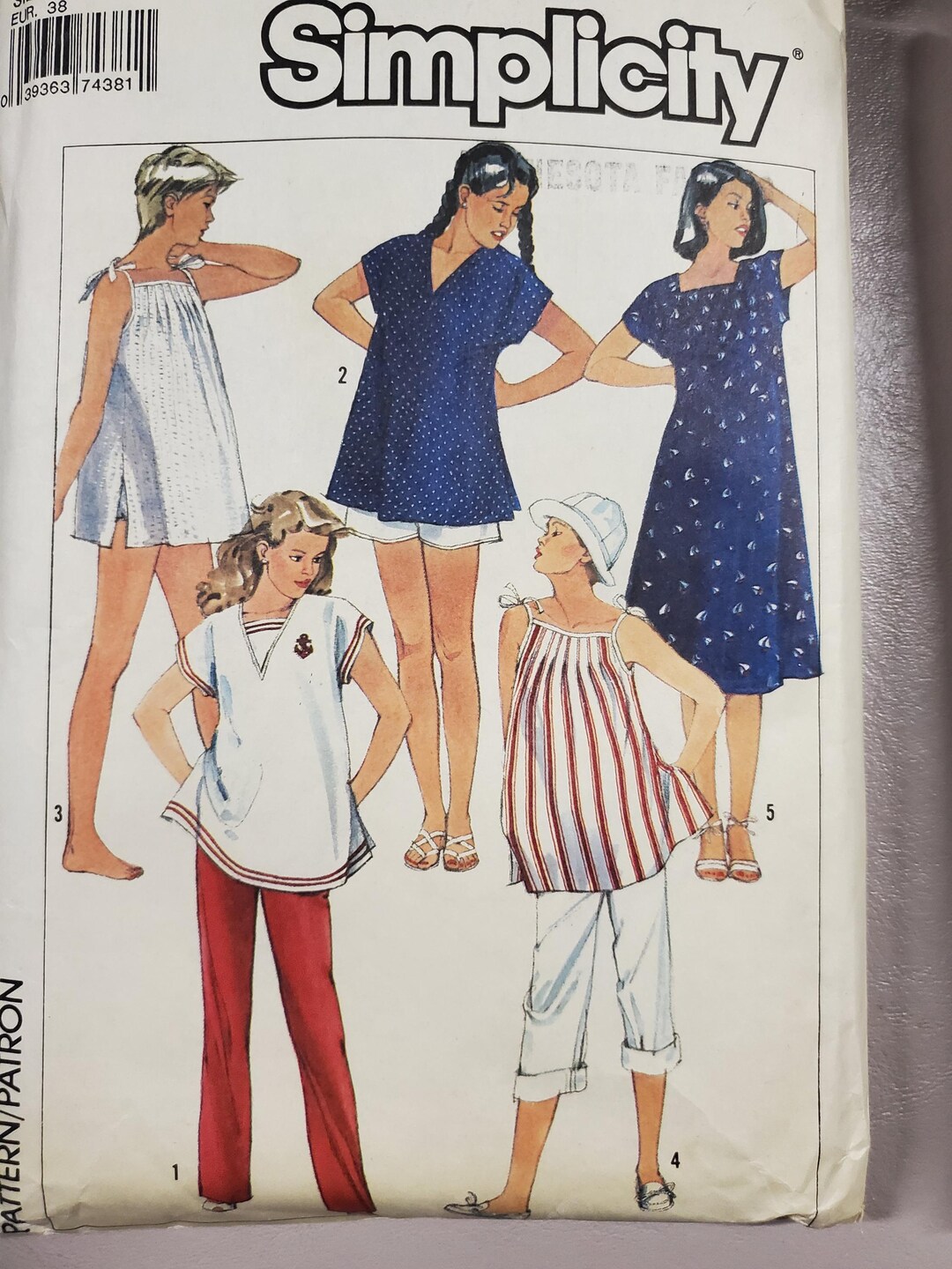 Vintage Simplicity Maternity Pattern - Etsy