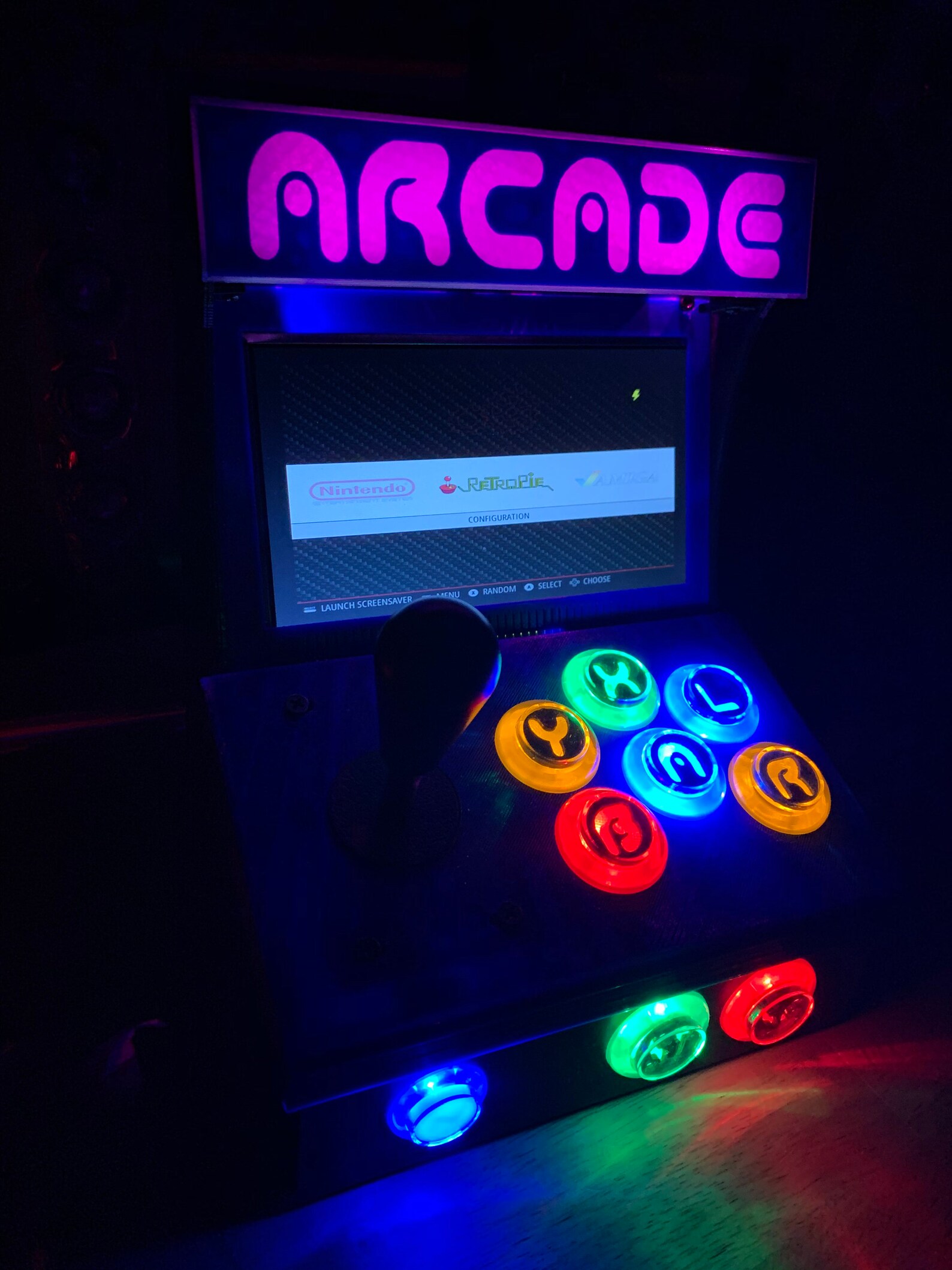 RASPBERRY Pi ARCADE Machine 3D Print STL files Classic Retro | Etsy