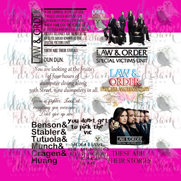 Law and Order Svu Svg - Etsy