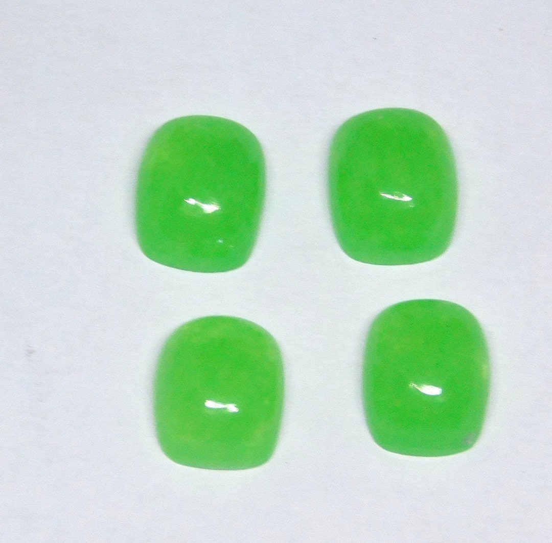 Green Zed Cabochon Gemstone,cushion Shape 8x10mm10x12mm10x14mm12x16mm ...
