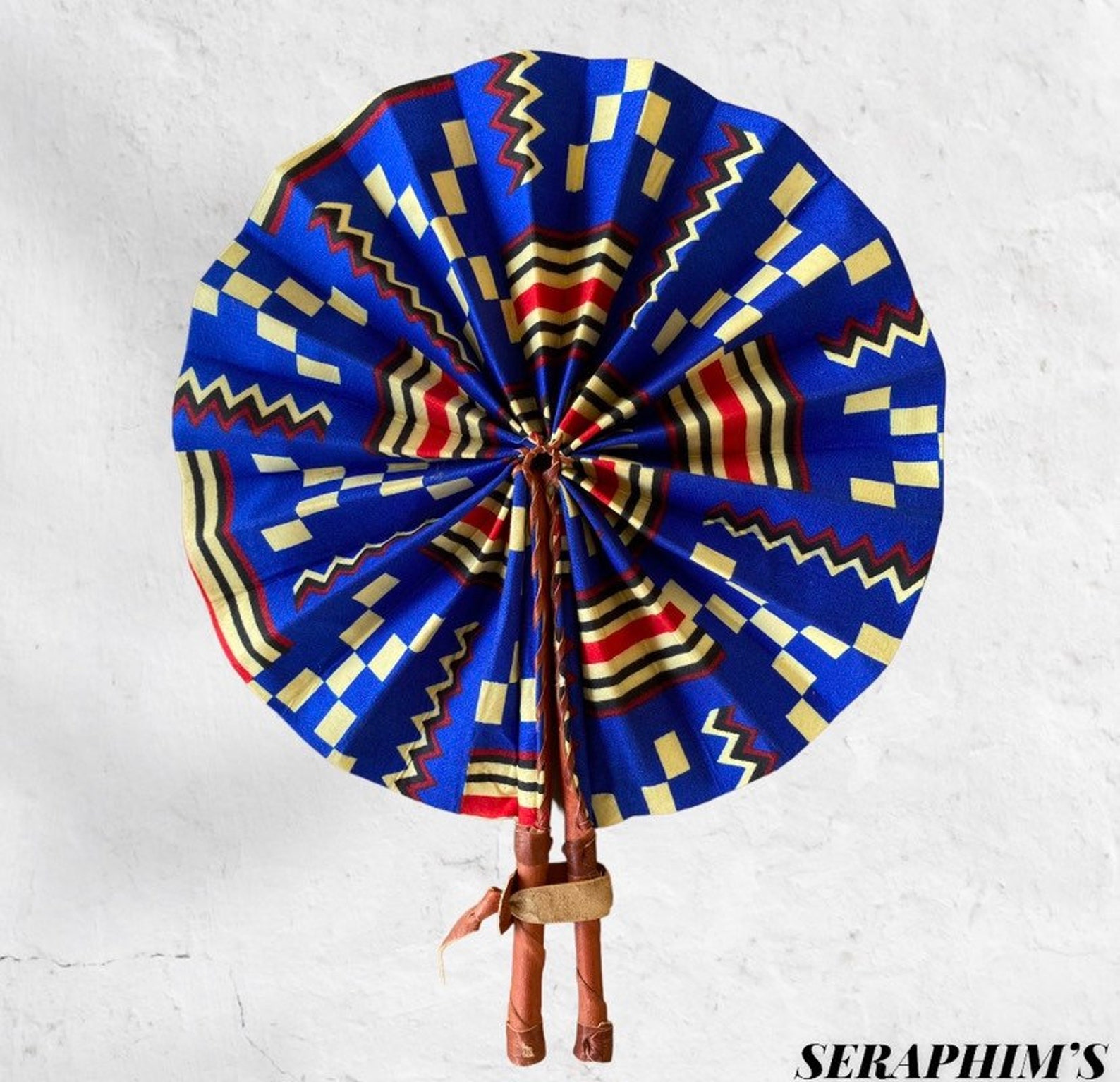 African Print Fan / Ankara Fan / Handmade Fan / Foldable Fan / - Etsy