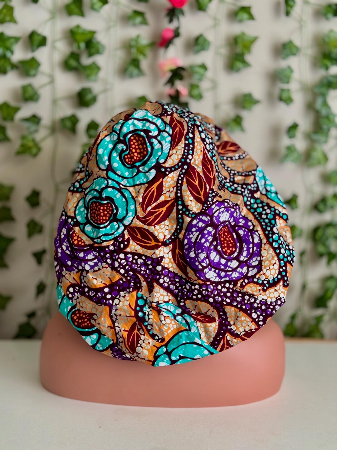 Bonnet | Large Bonnet | African Print Bonnet | Ankara Print Bonnet ...