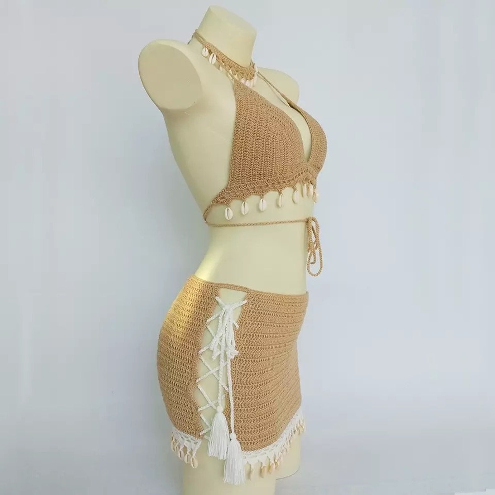 Crochet Swim Suit Outfit / Crochet 2 Piece Set / Crochet Top - Etsy