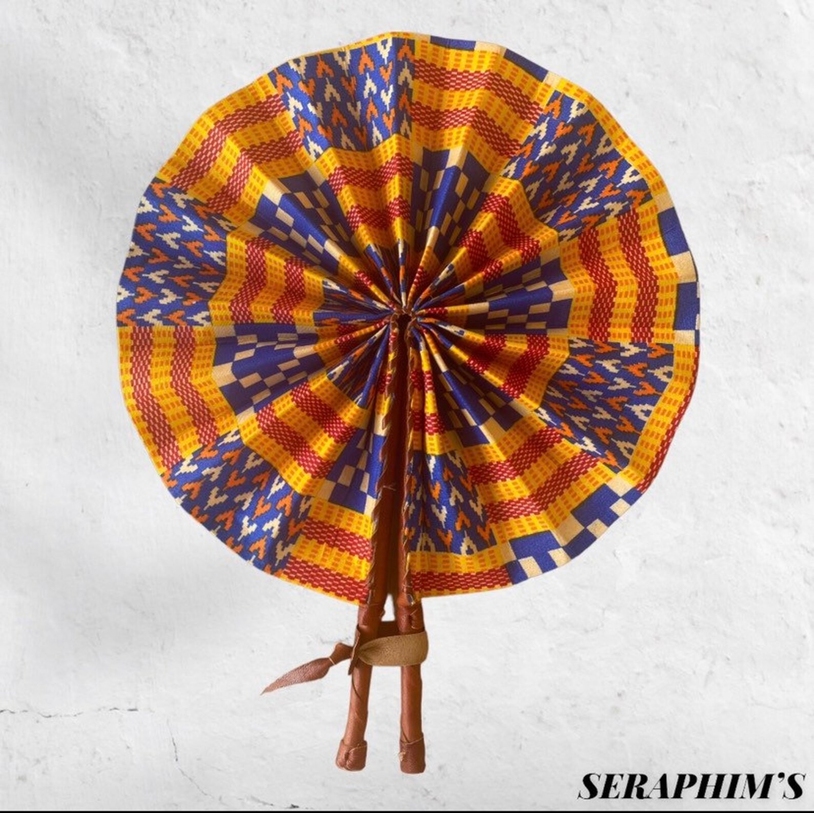 African Print Fan / Ankara Fan / Handmade Fan / Foldable Fan / - Etsy
