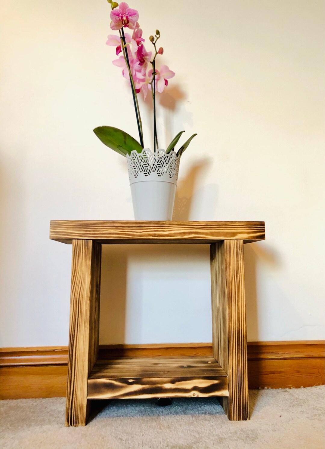 Rustic Side Table /agnes/ - Etsy UK