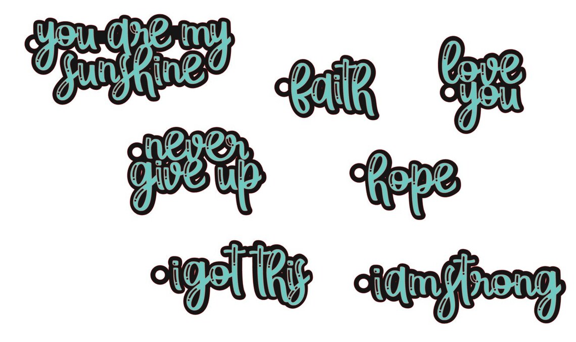 Keychain Sayings SVG Mirror Ornament SVG Keychain Svg - Etsy