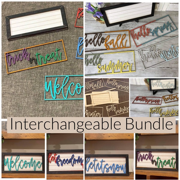 Interchangeable Welcome Sign - Etsy