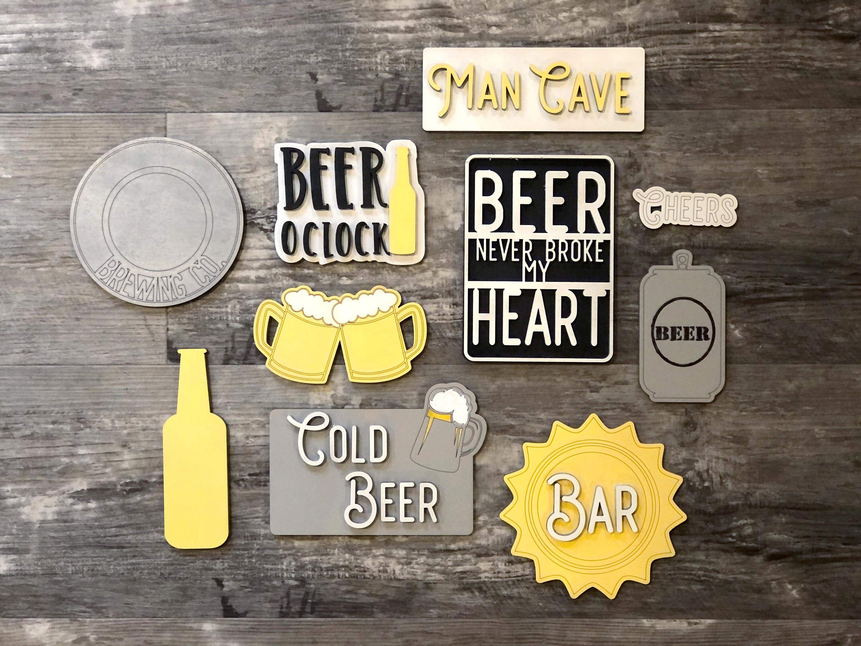 Beer Tier Tray Svg Beer Drinking Svg Drinking Party Decor - Etsy Canada