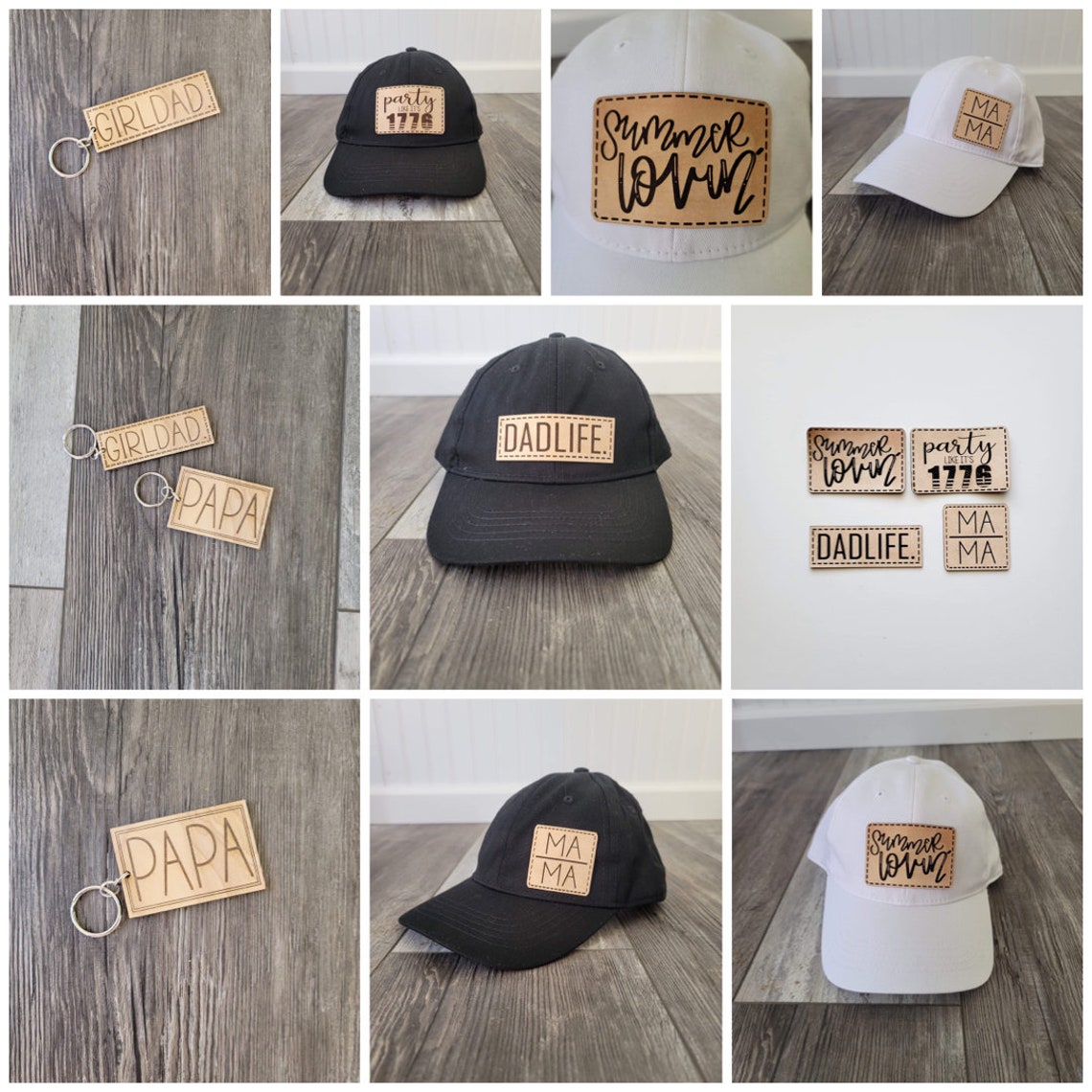 Digital Cut File Svg | Summer Hat Bundle Svg | Leather Patch Sayings | Hat Patch Design Svg ...