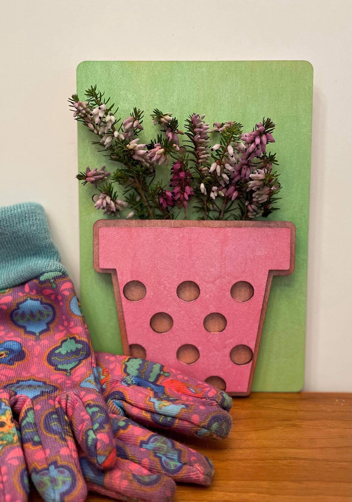 Flower Vase Base for Hand Picked Flowers SVG Spring Laser - Etsy