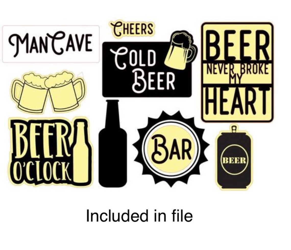 Beer Tier Tray Svg Beer Drinking Svg Drinking Party Decor - Etsy Canada