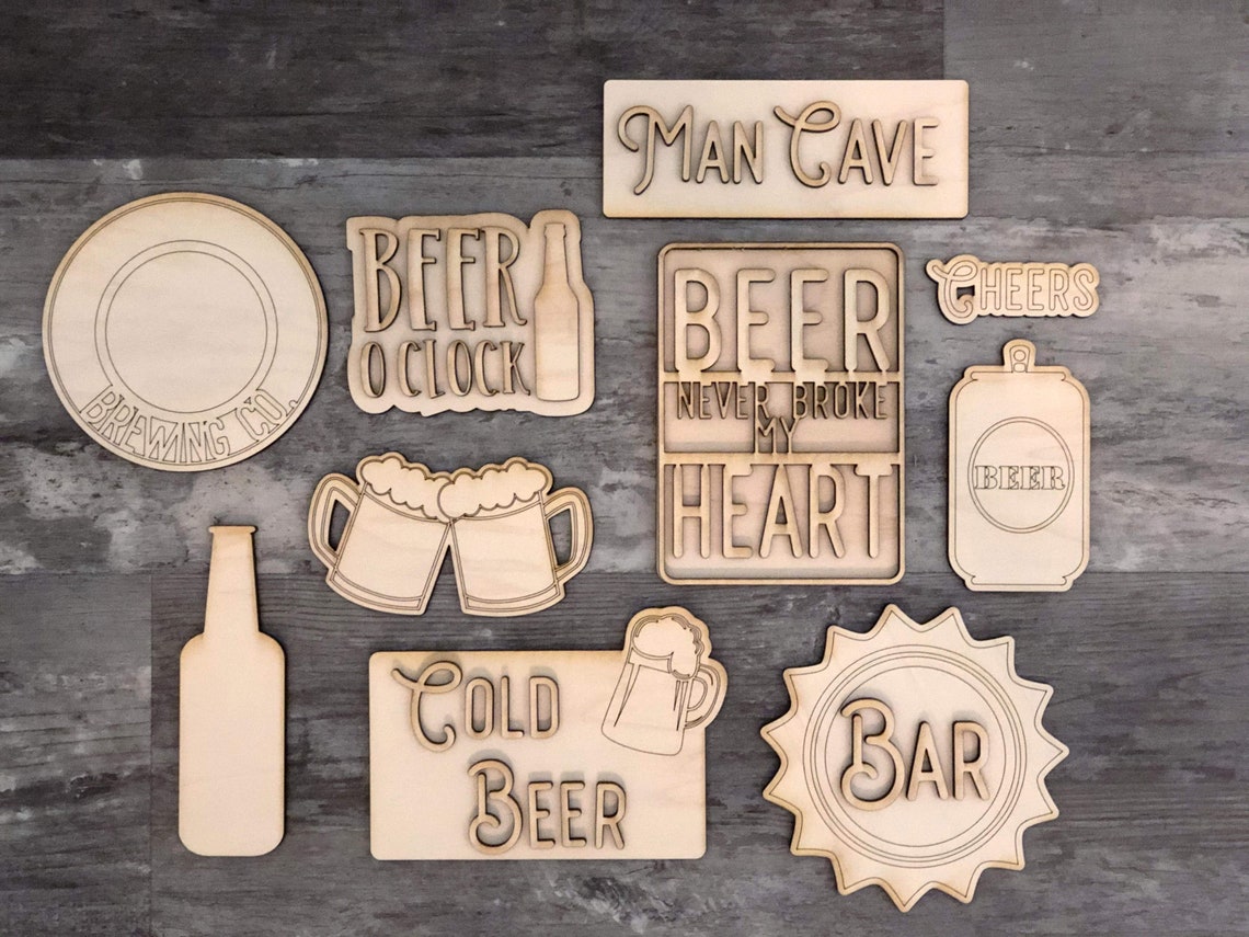 Beer Tier Tray Svg Beer Drinking Svg Drinking Party Decor | Etsy