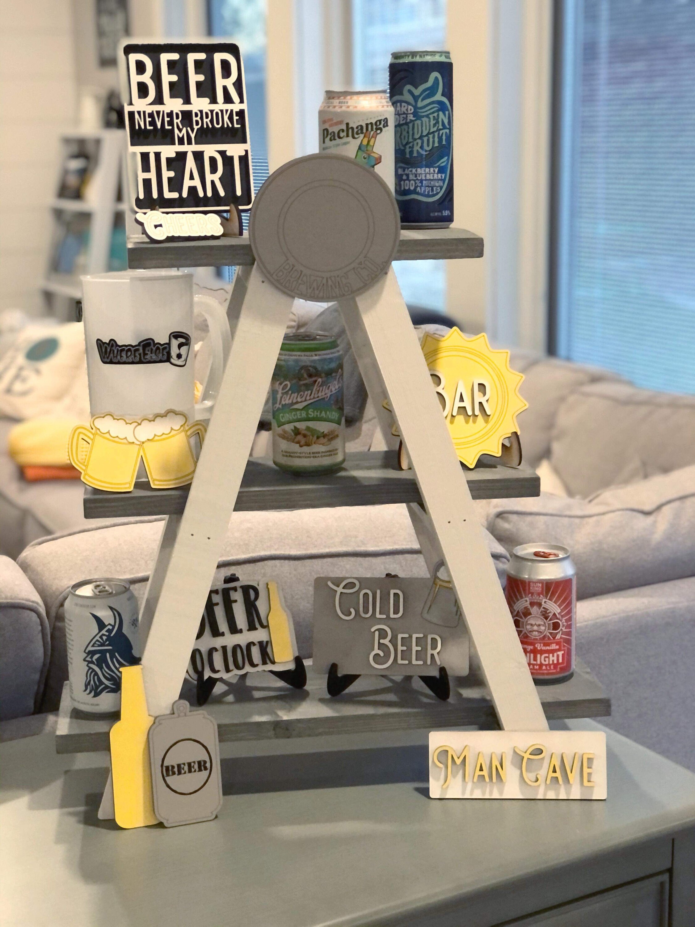Beer Tier Tray Svg Beer Drinking Svg Drinking Party Decor - Etsy Canada