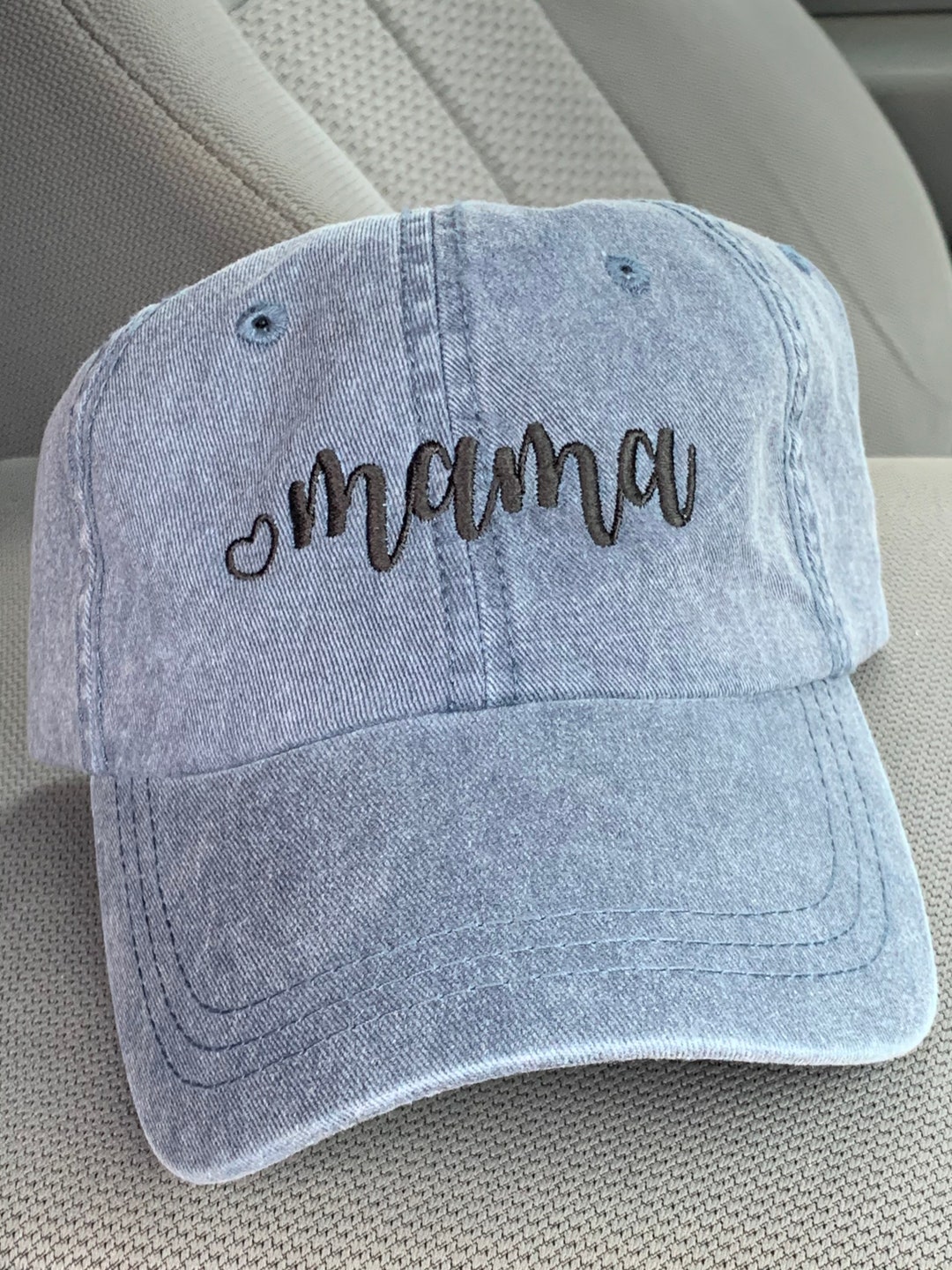 Mama Embordered Hat | Mama Gift| Distressed Mama Hat | Womens Hat ...