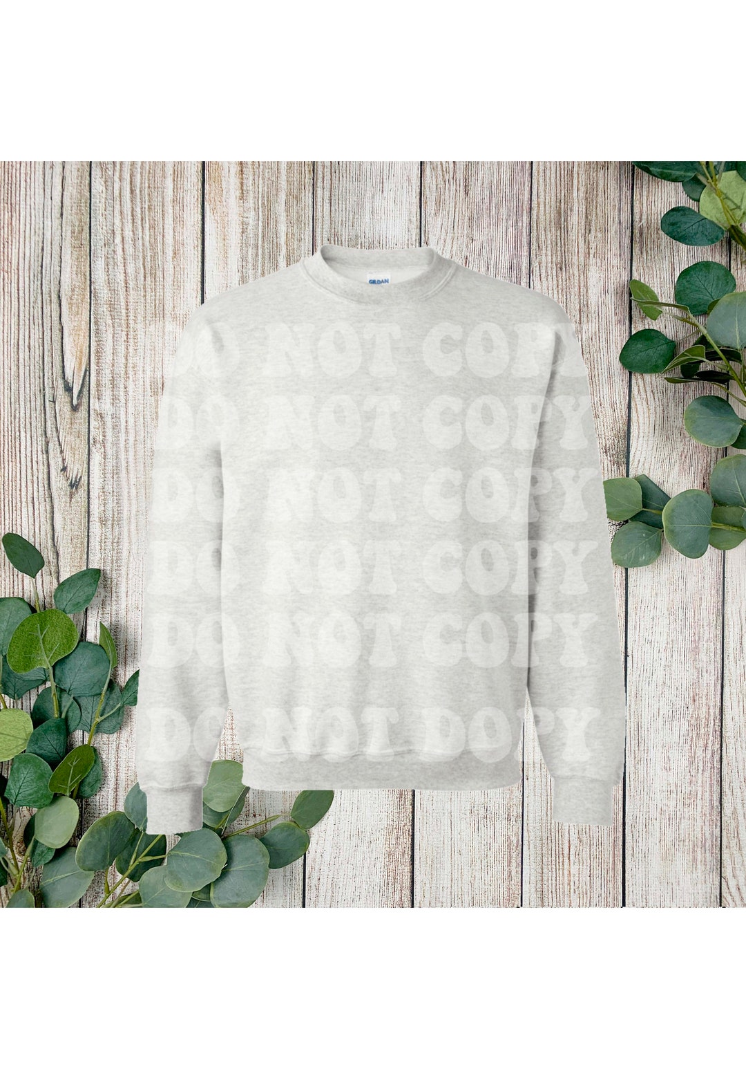 Gildan 18000 Mock-up | Gildan Ash Gray | Sweatshirt Mockup | 50\50 ...