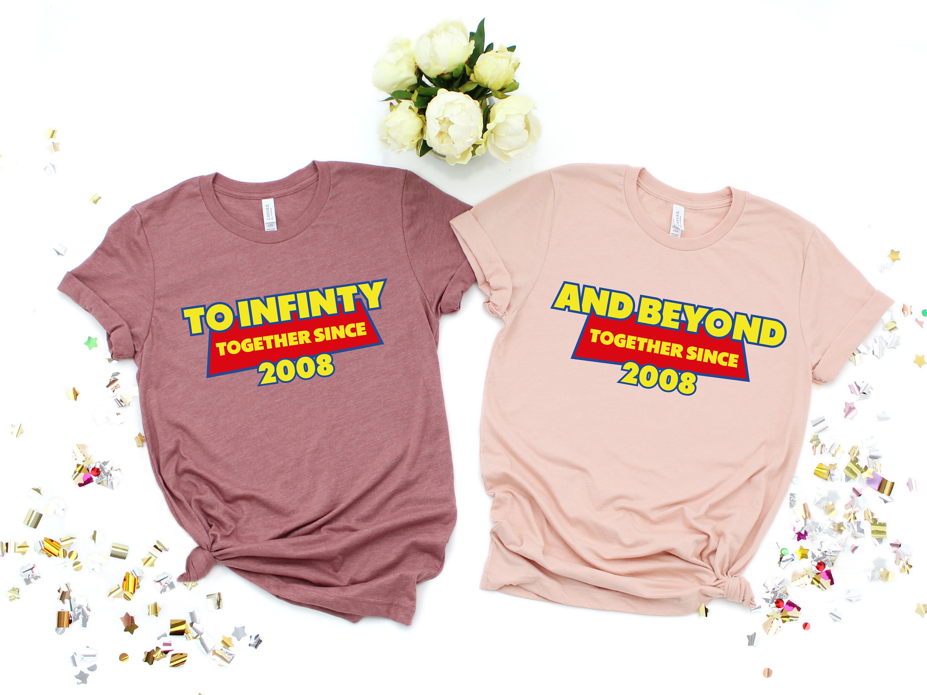 To Infinity and Beyond Matching Shirts Custom Couple Shirts - Etsy