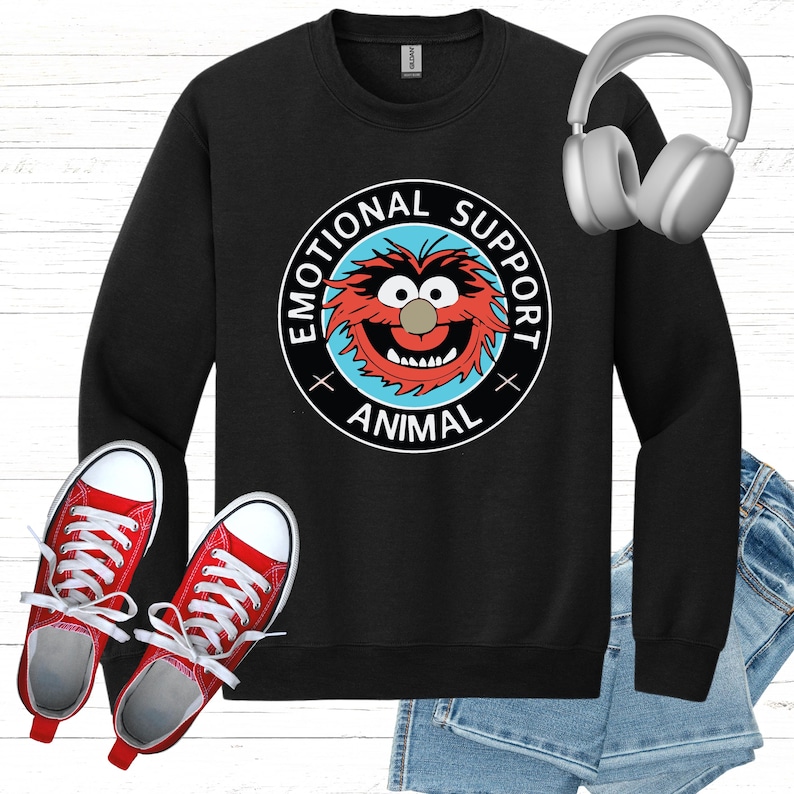 Funny Muppets Animal Tee, Emotional Support Graphic Shirt - Etsy Australia