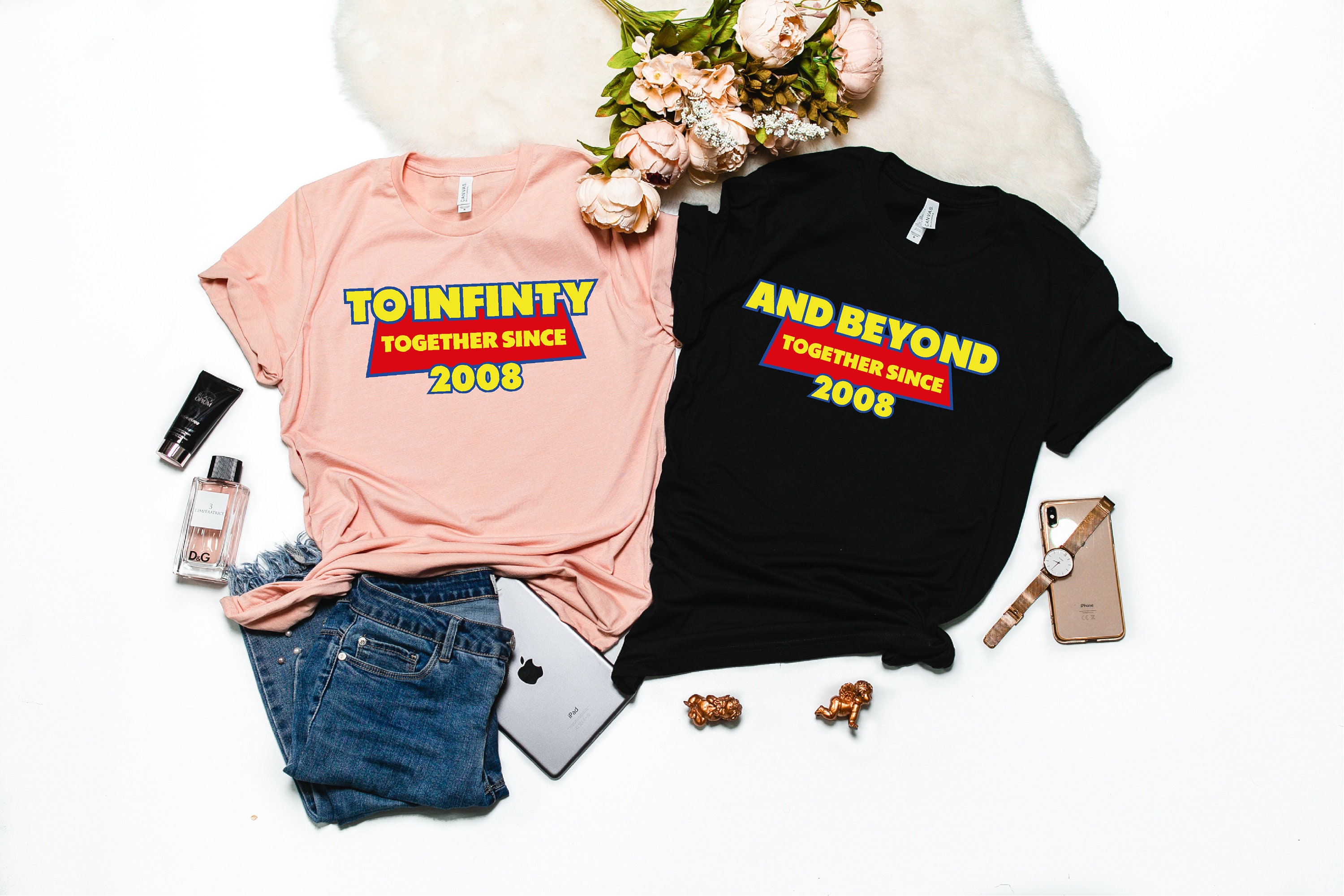 To Infinity and Beyond Matching Shirts Custom Couple Shirts - Etsy