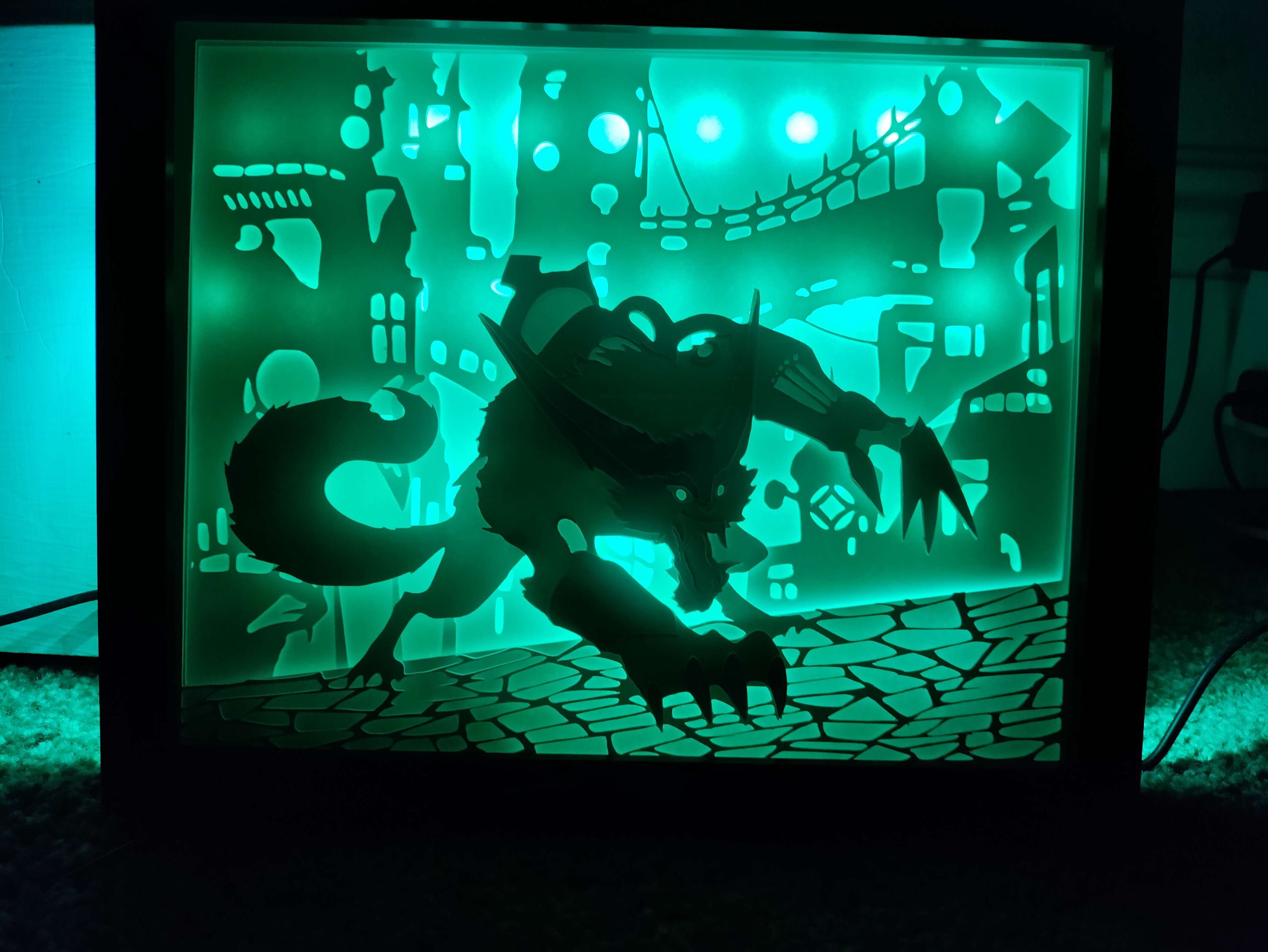 League of Legends Leds Shadow Box Warwick - Etsy