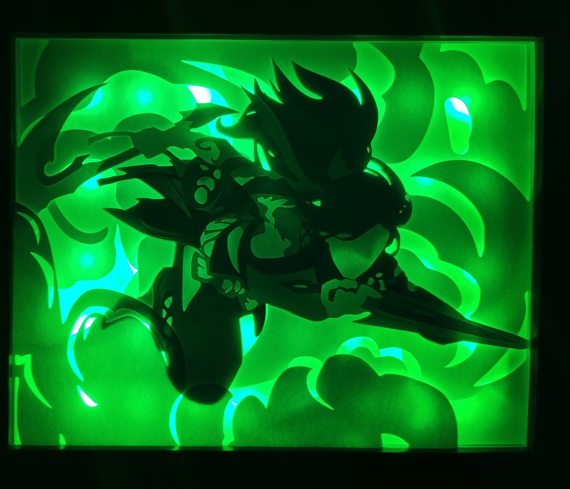 League of Legends Leds Shadow Box Akali - Etsy