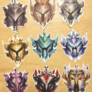League of Legends / Lol Custom Rank Boarder Stickers - Etsy