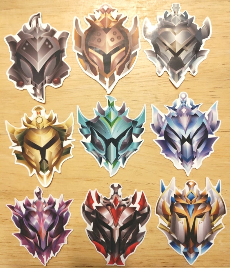 League of Legends / Lol Custom Rank Boarder Stickers - Etsy