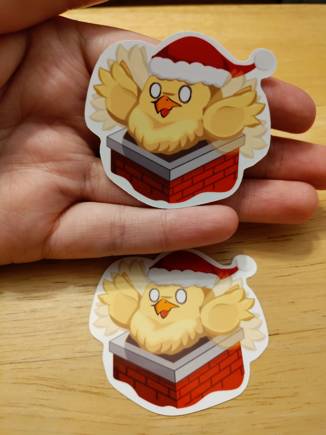 FFXIV Fat Santa Chocobo Chick Stuck - Etsy