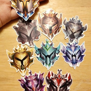 League of Legends / Lol Custom Rank Boarder Stickers - Etsy