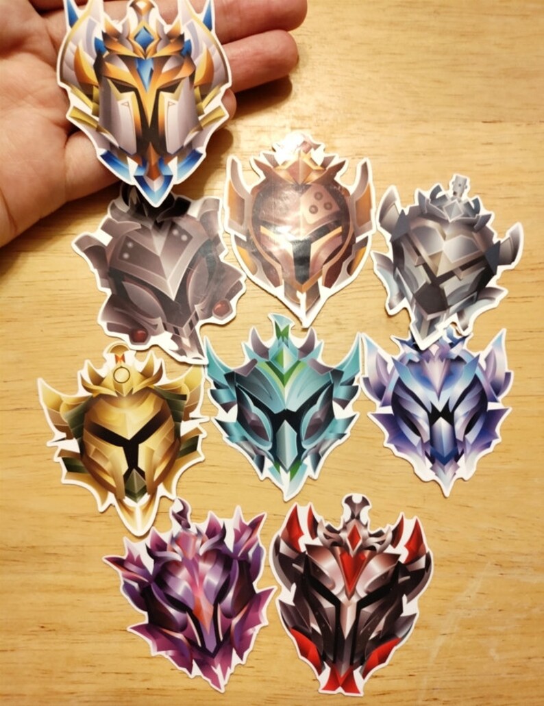 League of Legends / Lol Custom Rank Boarder Stickers - Etsy