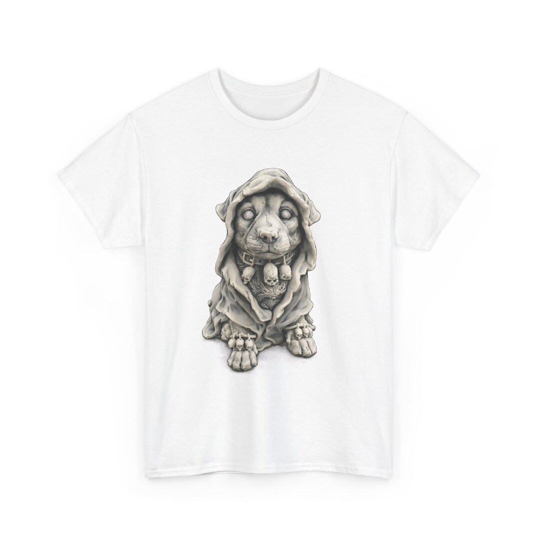 Custom Hooded Gargoyle Statue T-shirt | Gothic Sculpture Tee - Etsy