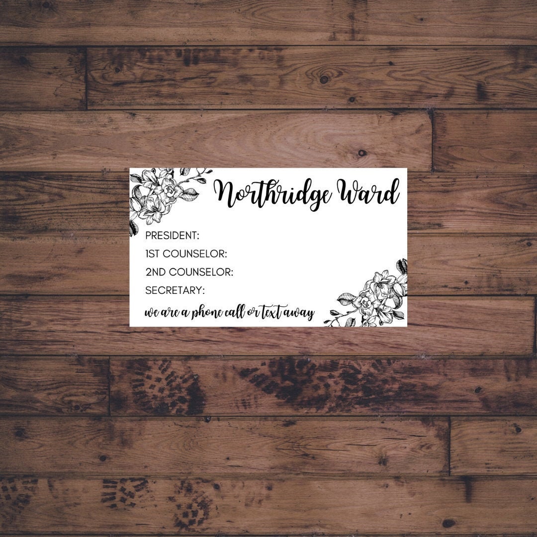 Young Women Contact List, Young Women Leader Contact, YW Contact List ...