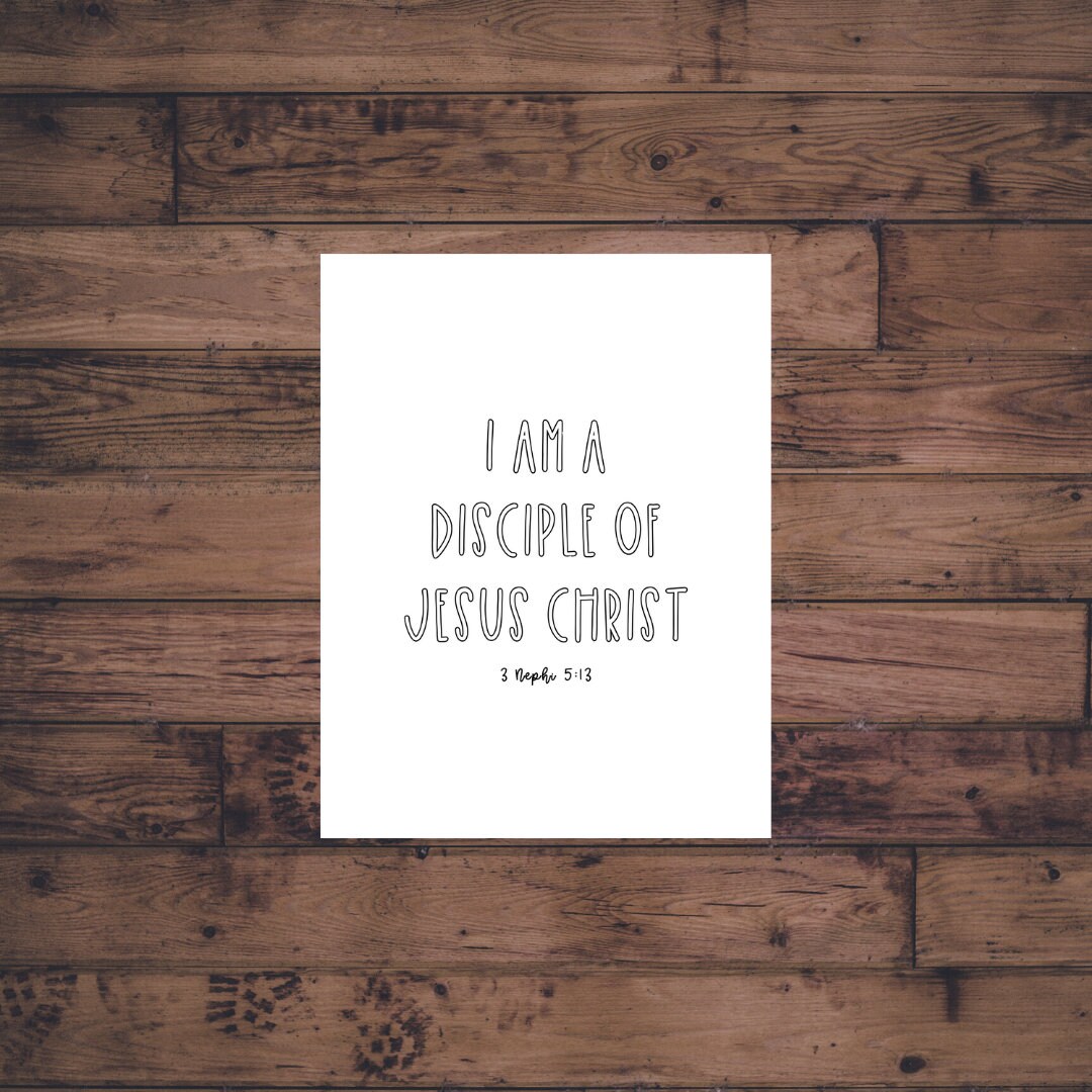 I Am a Disciple of Jesus Christ, LDS 2024 Youth Theme, 2024 Youth Theme ...