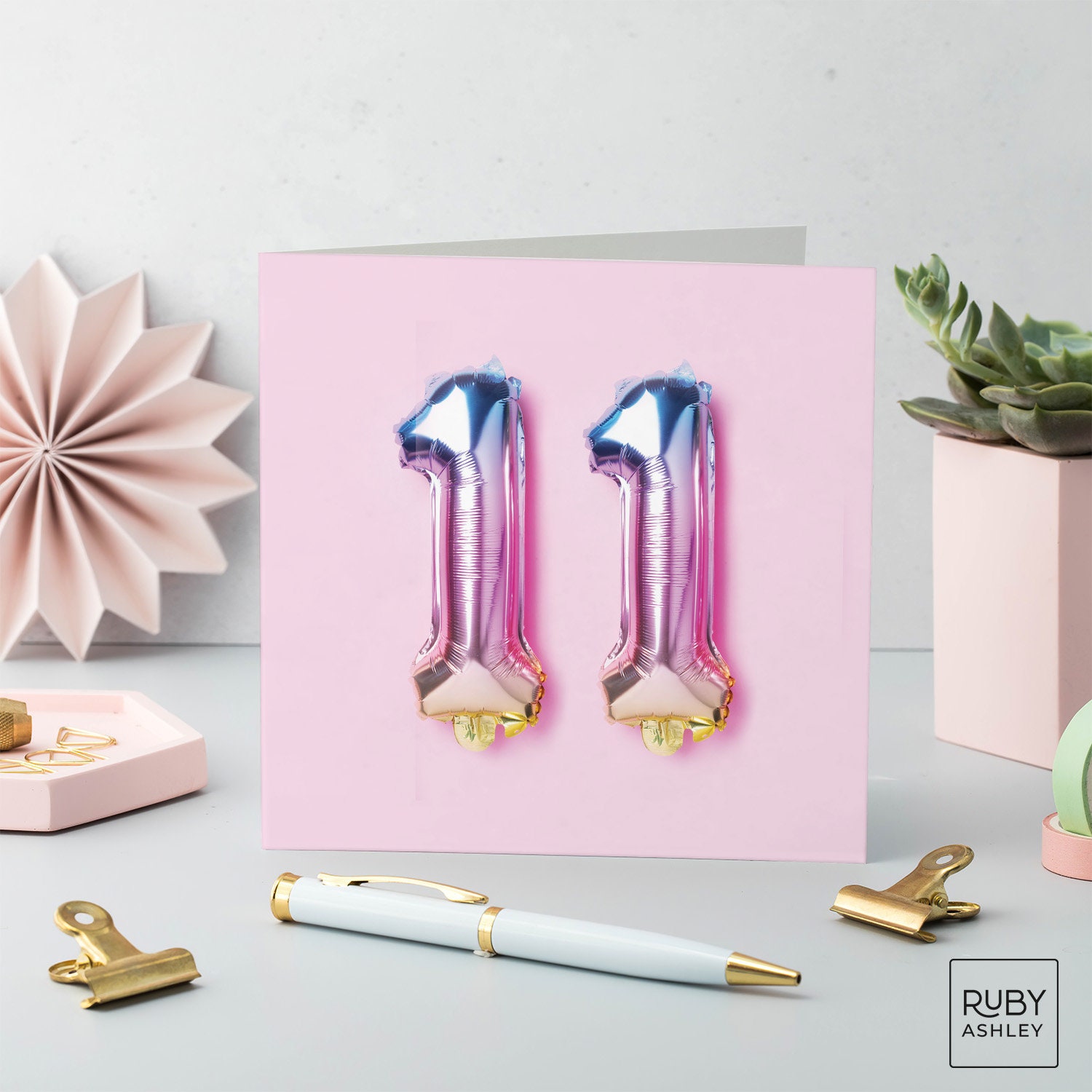 11th Birthday Card for Girl Birthday Card for A 11 Year Old Girl ...