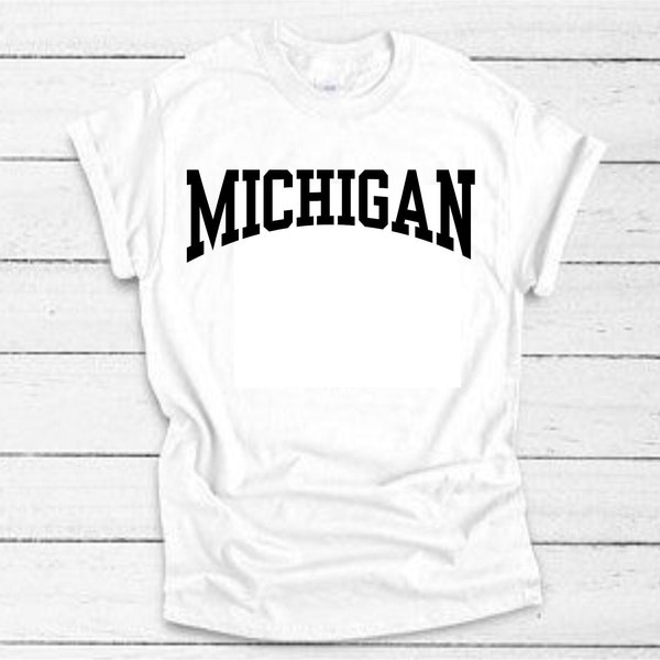 Michigan T Shirt - Etsy