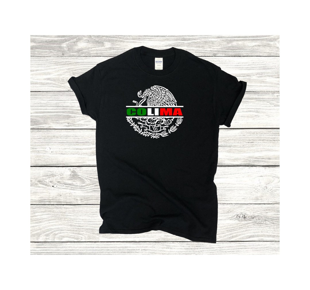 Colima Escudo Nacional Mexicano Shirt/playera Personalizada/your Text ...