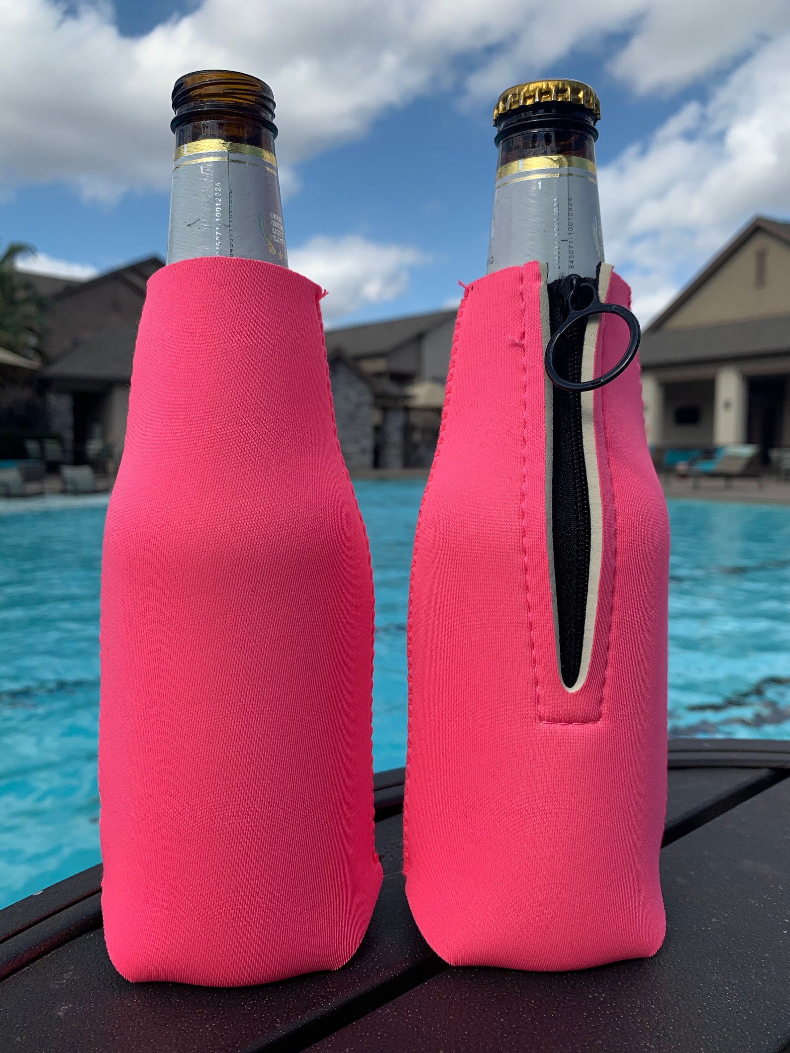 Custom Neoprene Bottle Cooler With Zipper/custom Beer Cooler ...