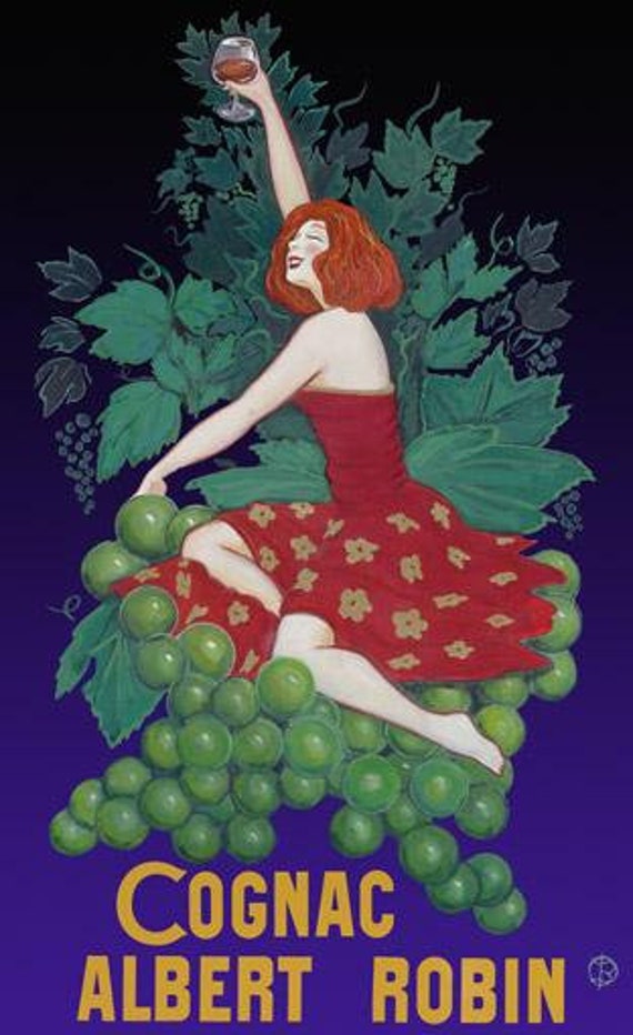 Cognac Albert Robin 2002 ltd edit signed Skilbeck | Etsy