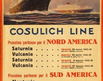 Italian Ship Line - Etsy
