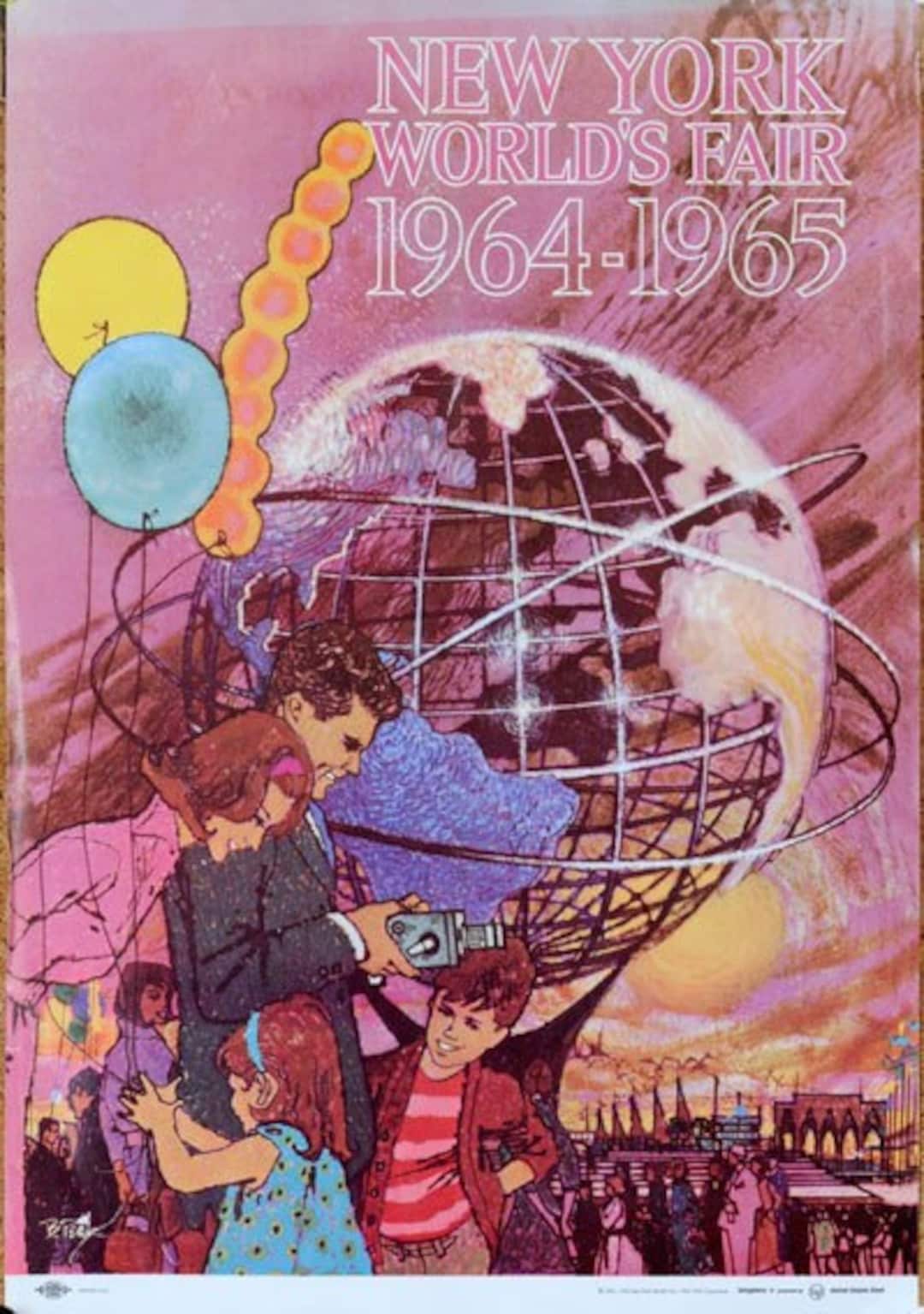 New York Worlds Fair Poster 1964-65 by Bob Peak Original Vintage Poster ...