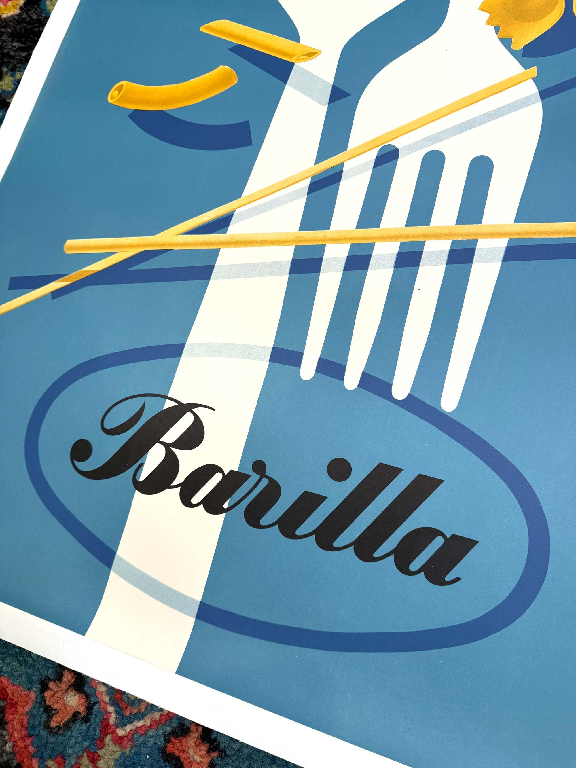 Barilla Pasta Poster by Erberto Carboni Authentic Original Printing ...