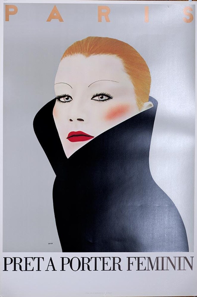 Paris Pret a Porter Poster by Razzia Original Mint Serigraph - Etsy