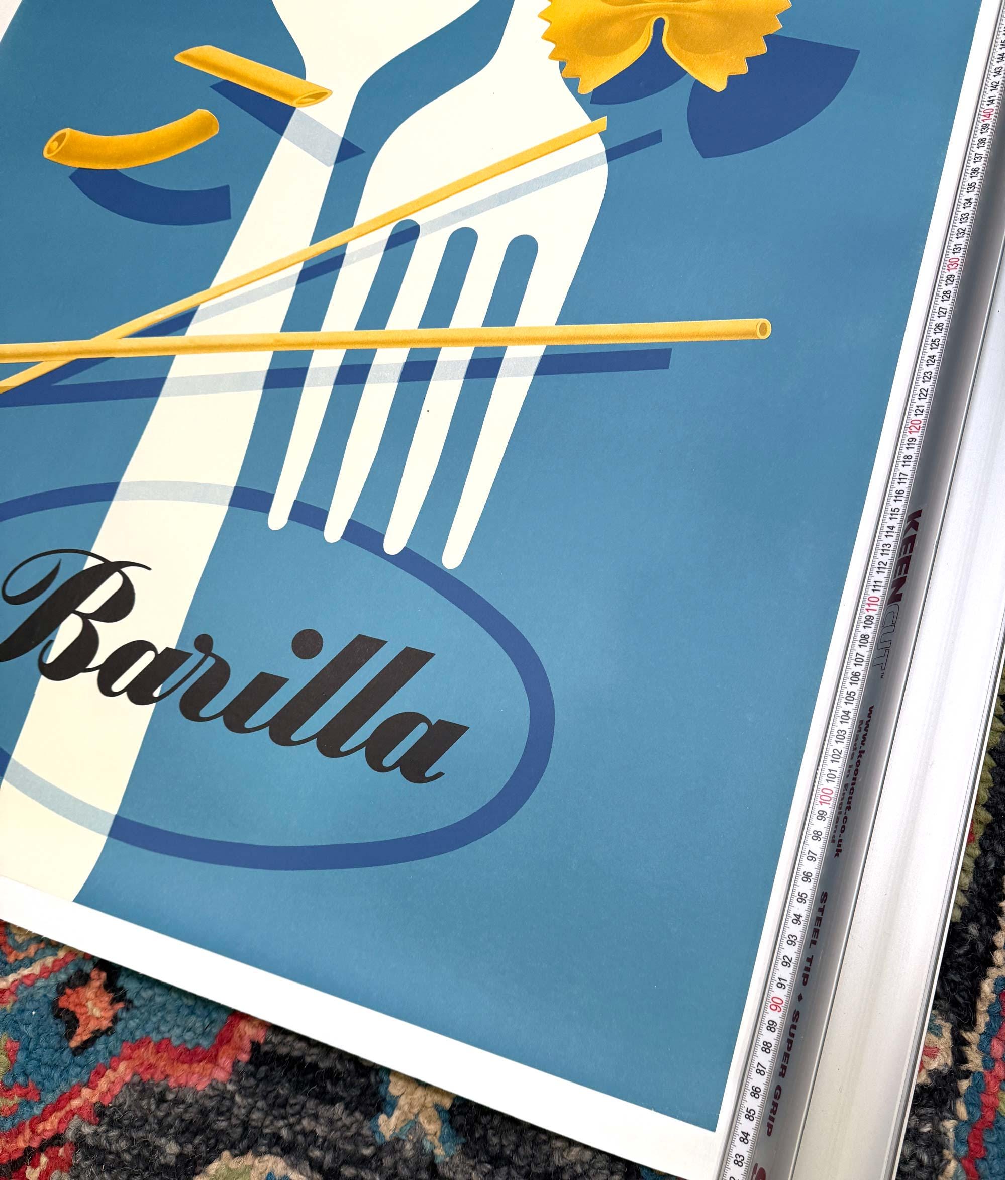 Barilla Pasta Poster by Erberto Carboni Authentic Original Printing ...